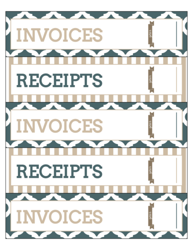 Office Binder Organization Labels, Assorted Template | OnlineLabels®