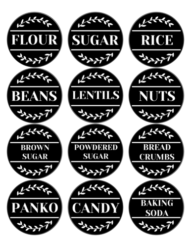Custom Pantry Labels Template | OnlineLabels®