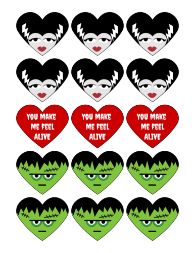 Monster Valentines - OnlineLabels