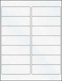 4" x 1.33" Mailing / Address Labels - Clear Matte Laser - OL100CX