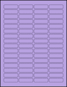 1.813" x 0.5" Return Address / File Labels - True Purple - OL1050TP