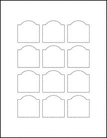 1.75" x 1.75" Blank Label Template - OL1060