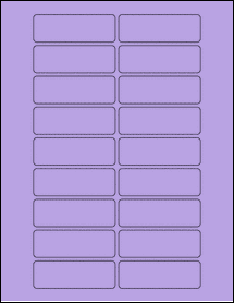 3" x 1" Multipurpose Labels - Multi-Use Labels - True Purple - OL1115TP