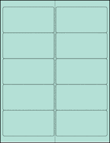 4" x 2" Shipping Labels - Pastel Green - OL125GX