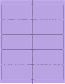 4" x 2" Shipping Labels - True Purple - OL125TP