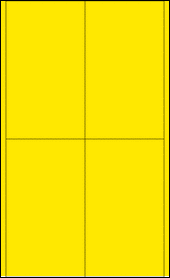4" x 7" Labels on Legal Size Label Sheets - True Yellow - OL1252TY