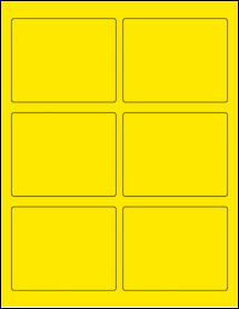 3.75" x 3" Shipping Labels - Mailing Labels - True Yellow - OL172TY