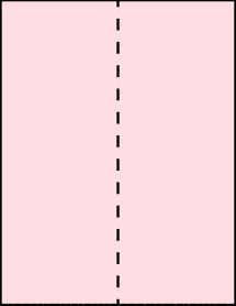 8.5" x 11" Full Sheet Labels w/ Back Slit - Pastel Pink - OL175PX