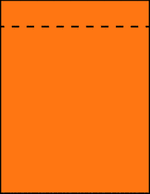 8.5" x 11" Full Sheet Label - With 1 Horizontal Back Slit In The Labels ...