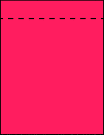 8.5" x 11" Full Sheet Label - With 1 Horizontal Back Slit In The Labels ...