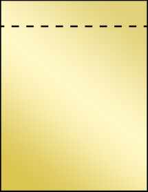 8.5" x 11" Full Sheet Label - With 1 Horizontal Back Slit In The Labels ...