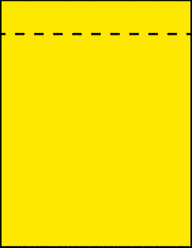 8.5" x 11" Full Sheet Label - With 1 Horizontal Back Slit In The Labels ...