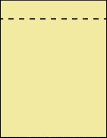 8.5" x 11" Full Sheet Label - With 1 Horizontal Back Slit In The Labels ...