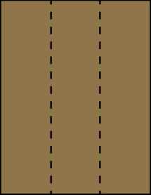 8.5" x 11" Full Sheet Label With 2 Vertical Back Slits In The Liner ...