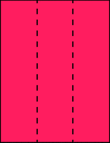 8.5" x 11" Full Sheet Label With 2 Vertical Back Slits In The Liner ...