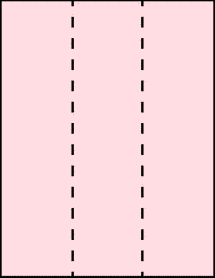 8.5" x 11" Full Sheet Label With 2 Vertical Back Slits In The Liner ...