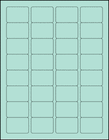 1.75" x 1.25" ID Labels - Barcode Labels - Pastel Green - OL1905GX