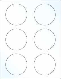 3" Circle Labels - Clear Gloss Inkjet - OL2279CK
