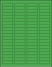 1.75" x 0.5" Return Address Labels - True Green - OL25TG