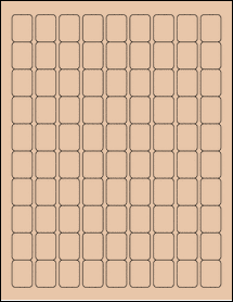 0.75" x 1" SD Card Labels - Light Tan - OL28TC