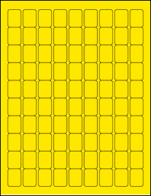 0.75" x 1" SD Card Labels - True Yellow - OL28TY
