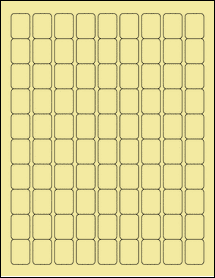 0.75" x 1" SD Card Labels - Pastel Yellow - OL28YX