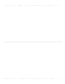 7.75" x 4.75" Blank Label Template - OL3537