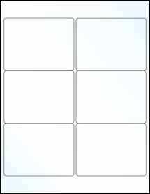 4" x 3" Labels - Clear Gloss Inkjet - OL500CK