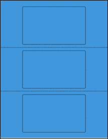 5" x 3" Labels - True Blue - OL6675TB