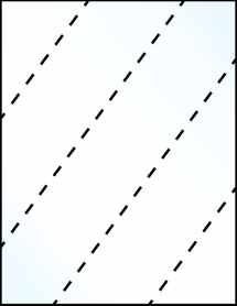 8.5" x 11" Full Sheet Label w/ 4 Diagonal Back Slits - Clear Gloss ...