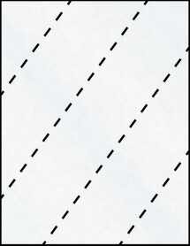 8.5" x 11" Full Sheet Label w/ 4 Diagonal Back Slits - Clear Matte ...