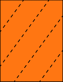 8.5" x 11" Full Sheet Label - With 4 Diagonal Back Slits In The Label ...