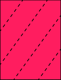 8.5" x 11" Full Sheet Label - With 4 Diagonal Back Slits In The Label ...