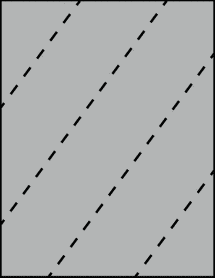 8.5" x 11" Full Sheet Label w/ 4 Diagonal Back Slits - True Gray - OL713TE