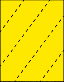 8.5" x 11" Full Sheet Label - With 4 Diagonal Back Slits In The Label ...