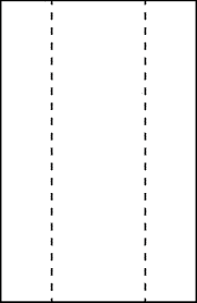 11" x 17" Full Sheet Labels with 2 Vertical Back Slit - OL768