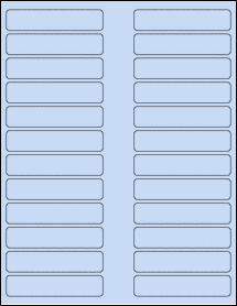 3.5" x 0.75" File Folder Labels - Pastel Blue - OL850BX