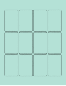 1.75" x 2.75" Labels - Pastel Green - OL857GX