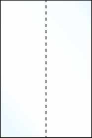 12" x 18" Full Sheet Labels with 1 Vertical Back Slit - Clear Gloss ...