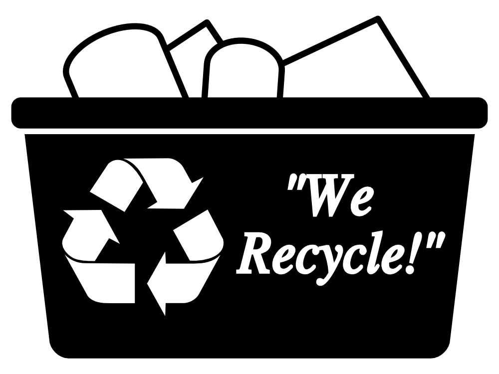 OnlineLabels Clip Art - Recycling Bin Simple