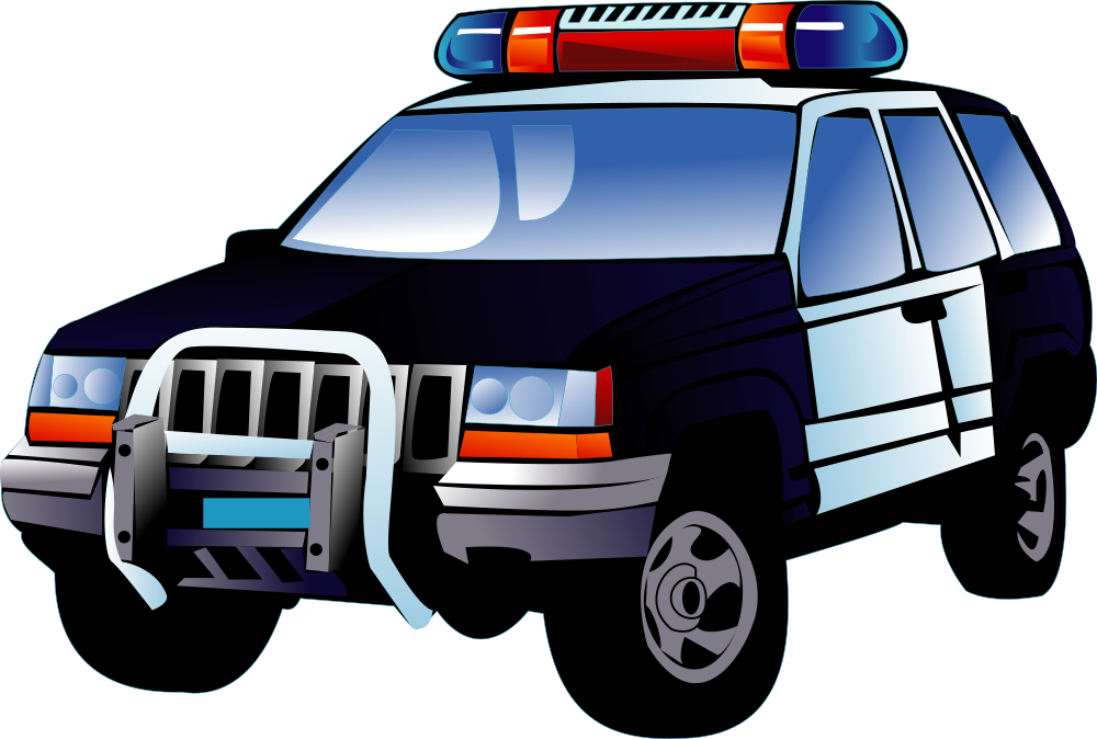 OnlineLabels Clip Art - POLICE CAR