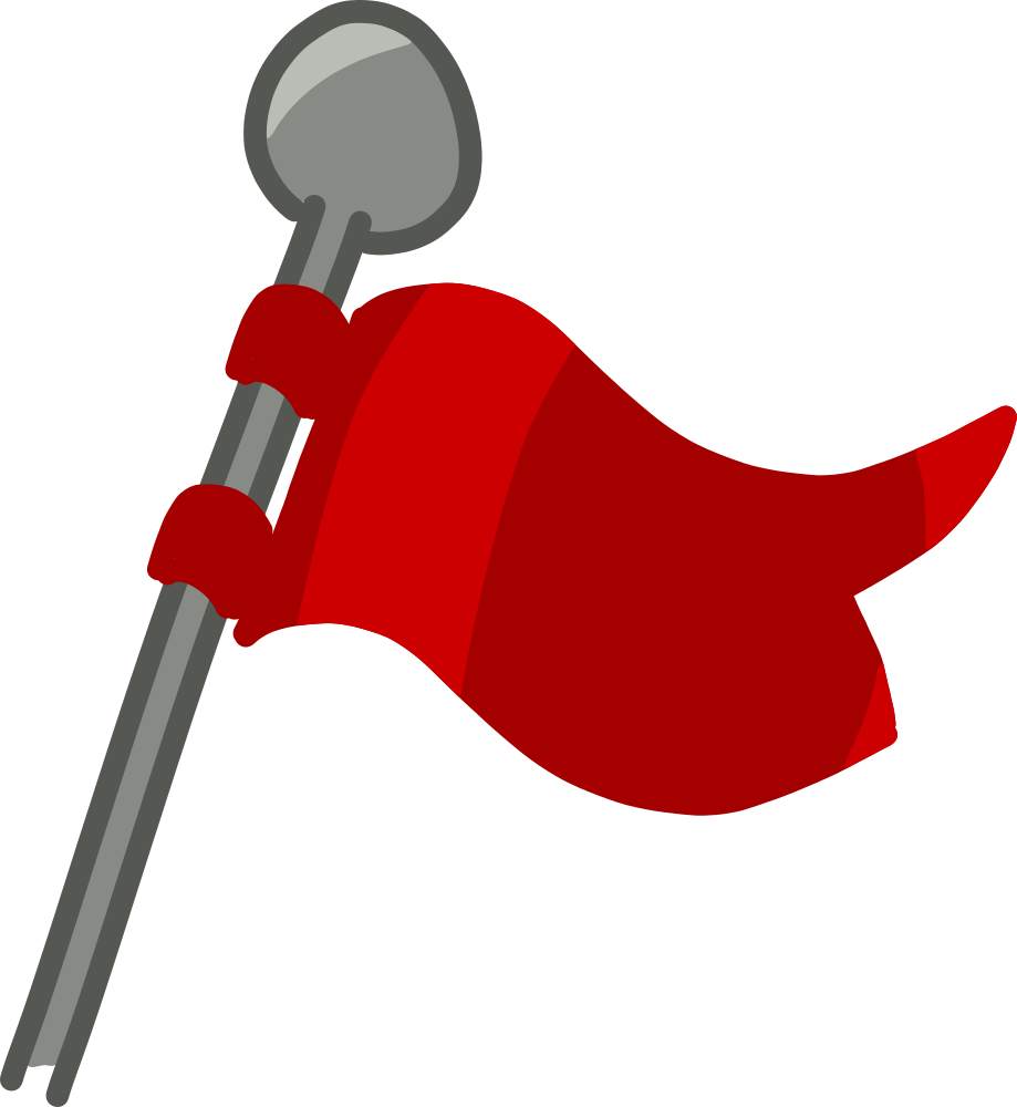 OnlineLabels Clip Art - Red flag