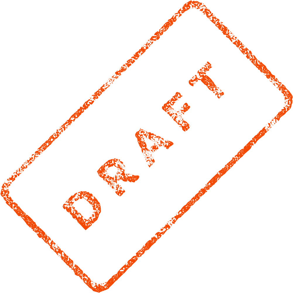 OnlineLabels Clip Art - Draft Business Stamp 2