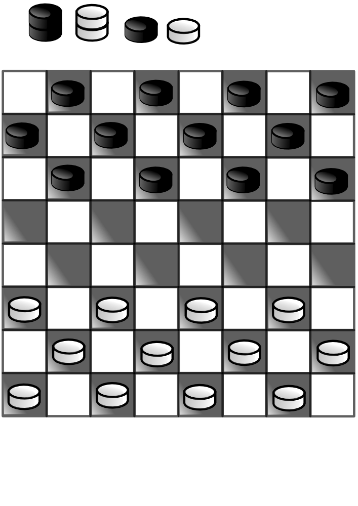 OnlineLabels Clip Art - Dama