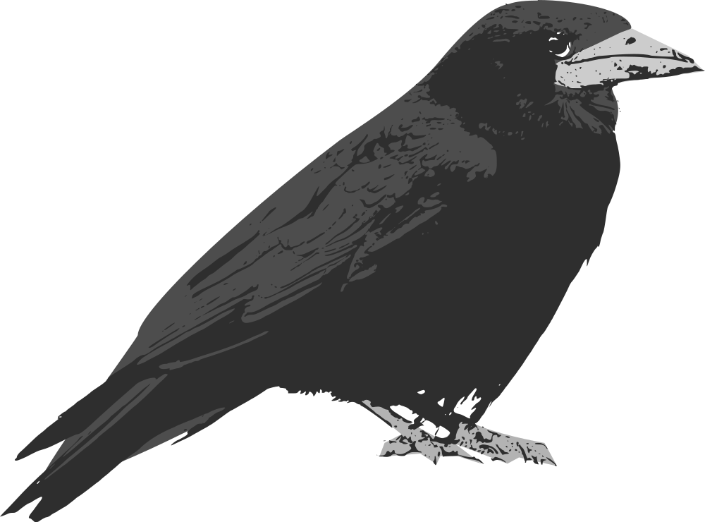OnlineLabels Clip Art - Raven