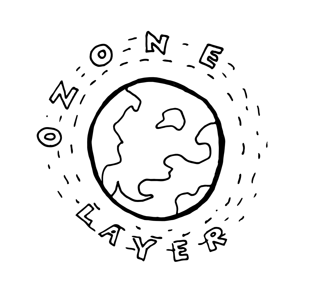 OnlineLabels Clip Art - Ozone Layer