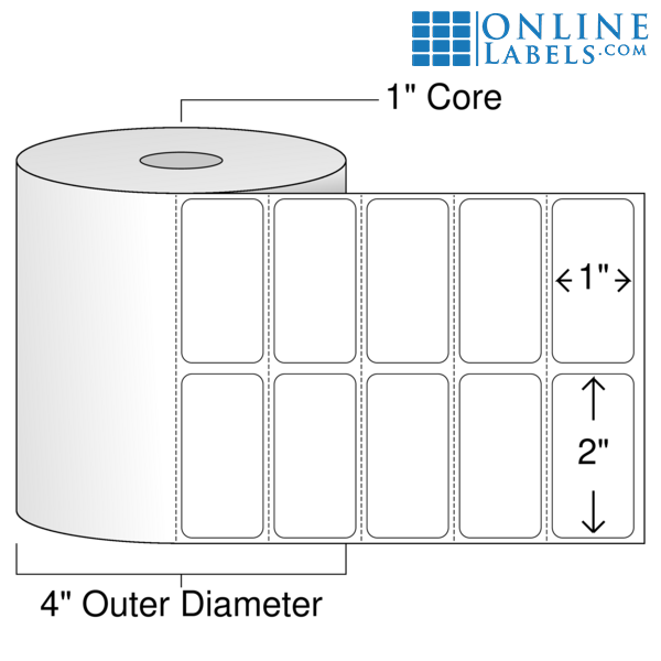 2" x 1" Roll Labels - RL2959